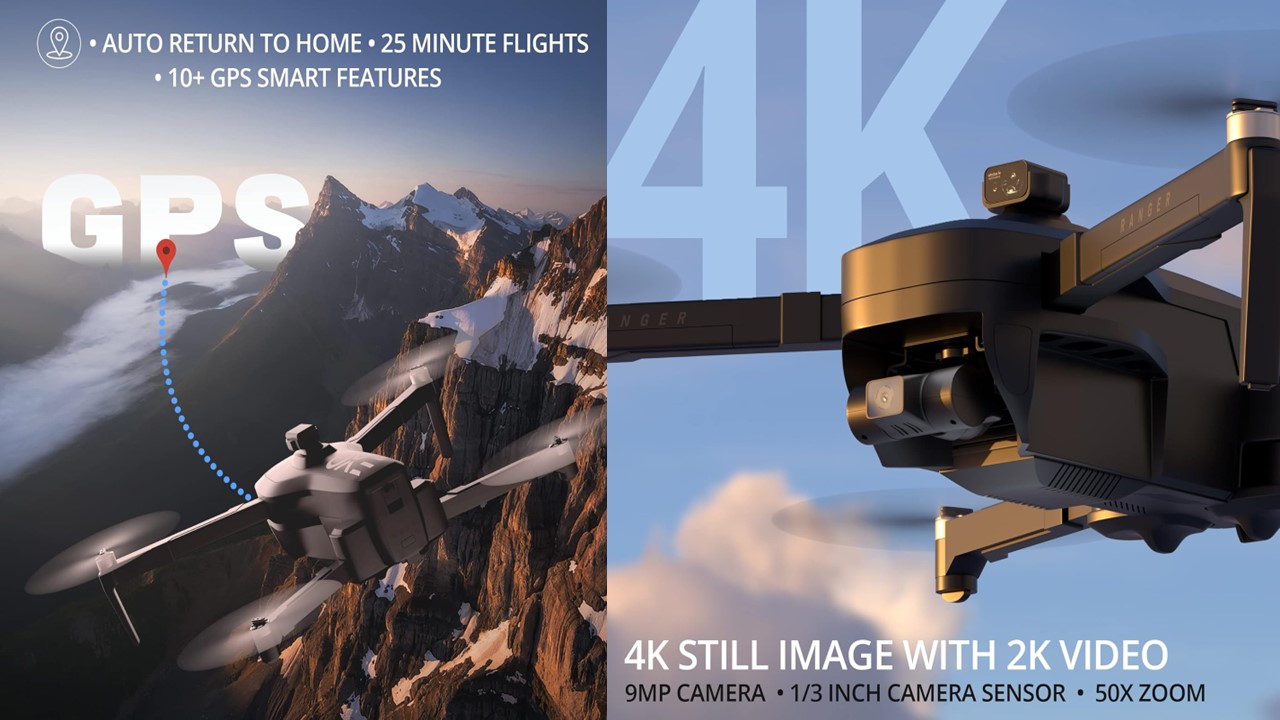 EXO X7 Ranger Plus Review: Pro Camera Drone For Beginners - Civic Drone ...